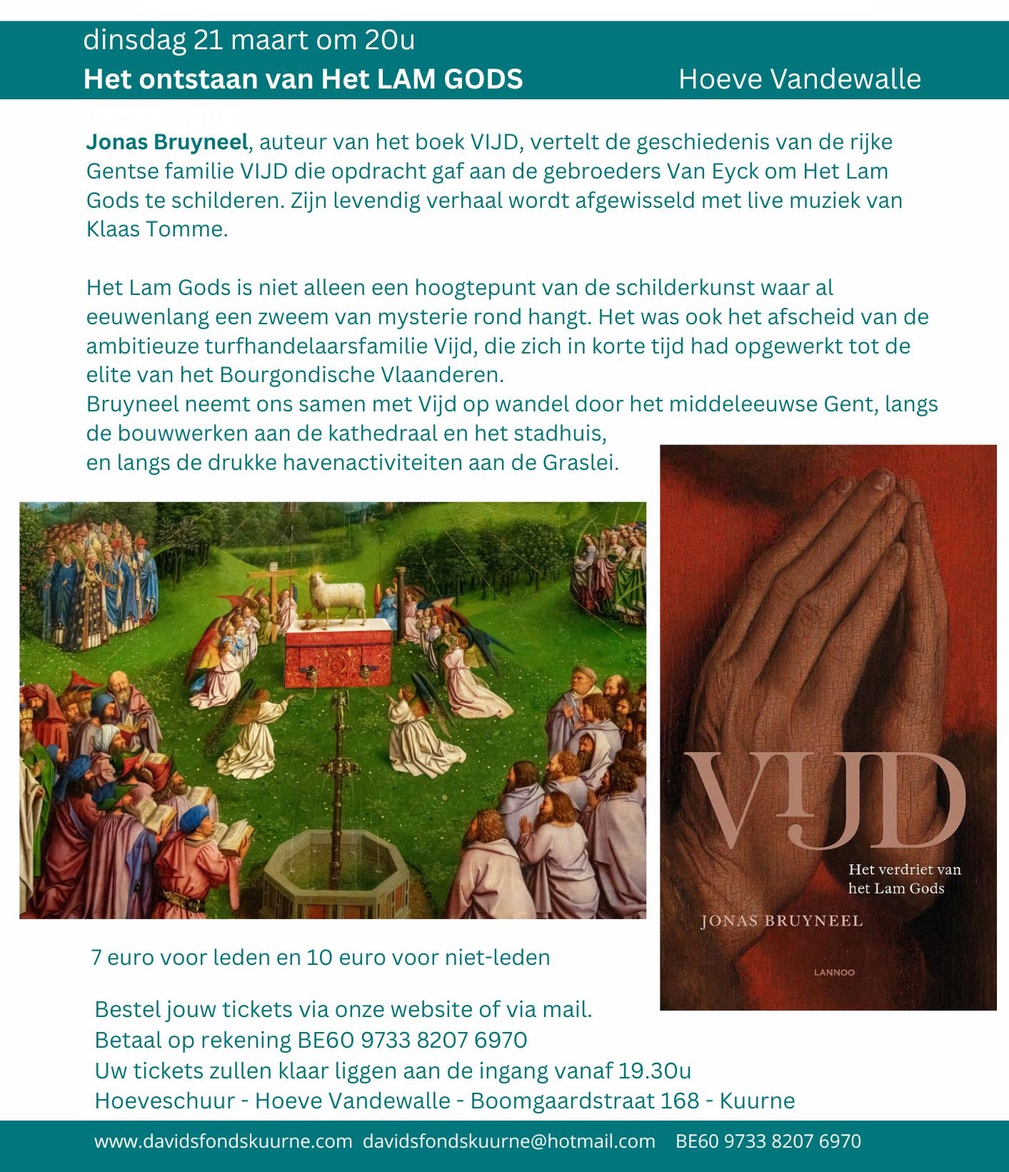 Het Lam Gods en de fam. VIJD | Davidsfonds Kuurne